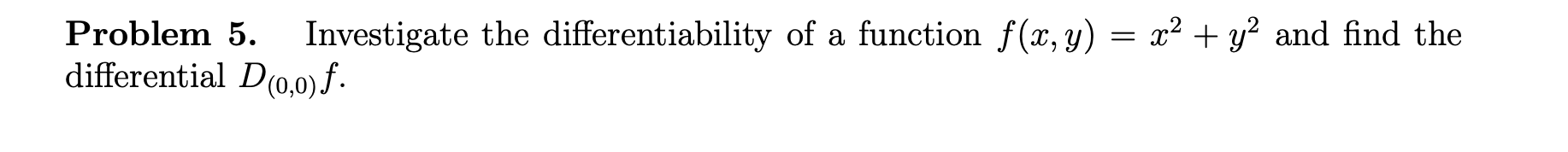Solved Investigate the differentiability of a function | Chegg.com