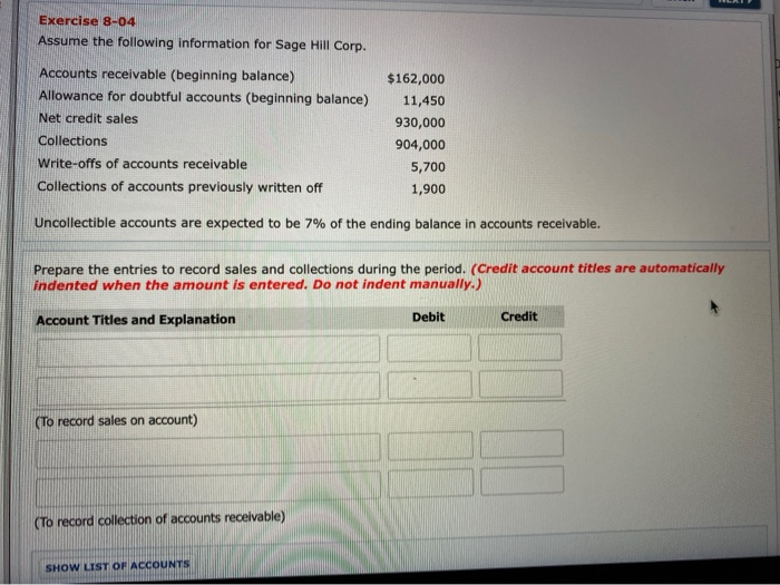 Solved Exercise 8-04 Assume the following information for | Chegg.com
