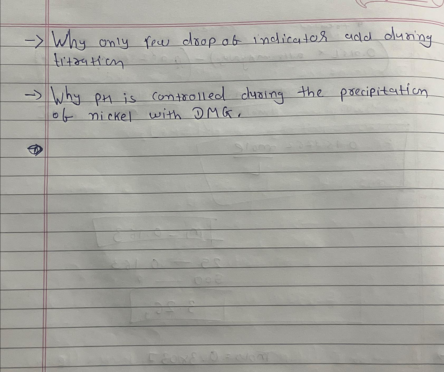 Solved → ﻿Why only rew drop of indicator add during | Chegg.com