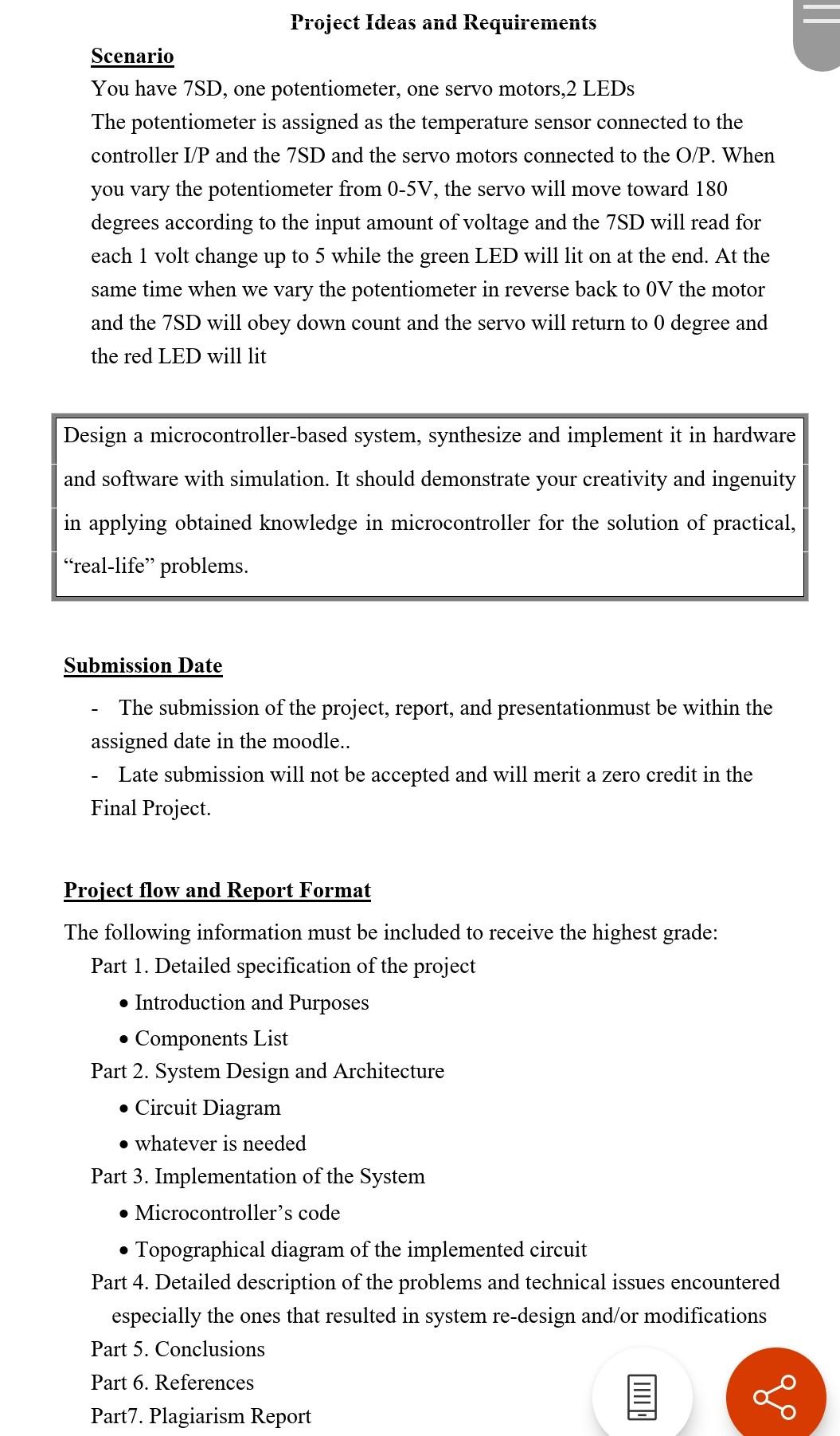 Solved Project Ideas and Requirements Scenario You have 7SD, | Chegg.com