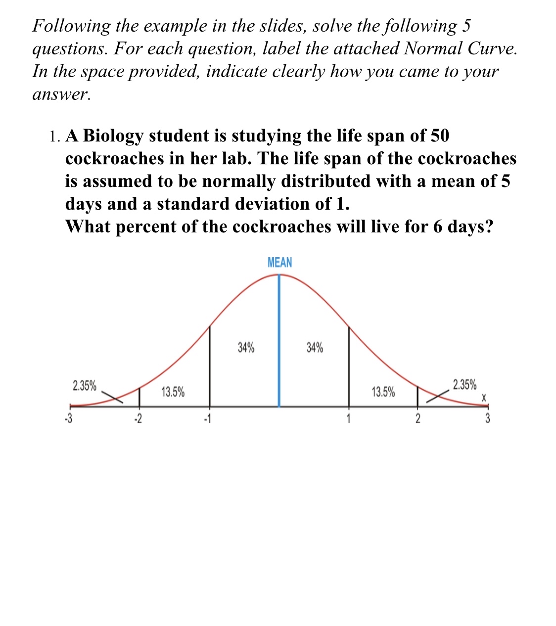 Solved Following the example in the slides, solve the | Chegg.com