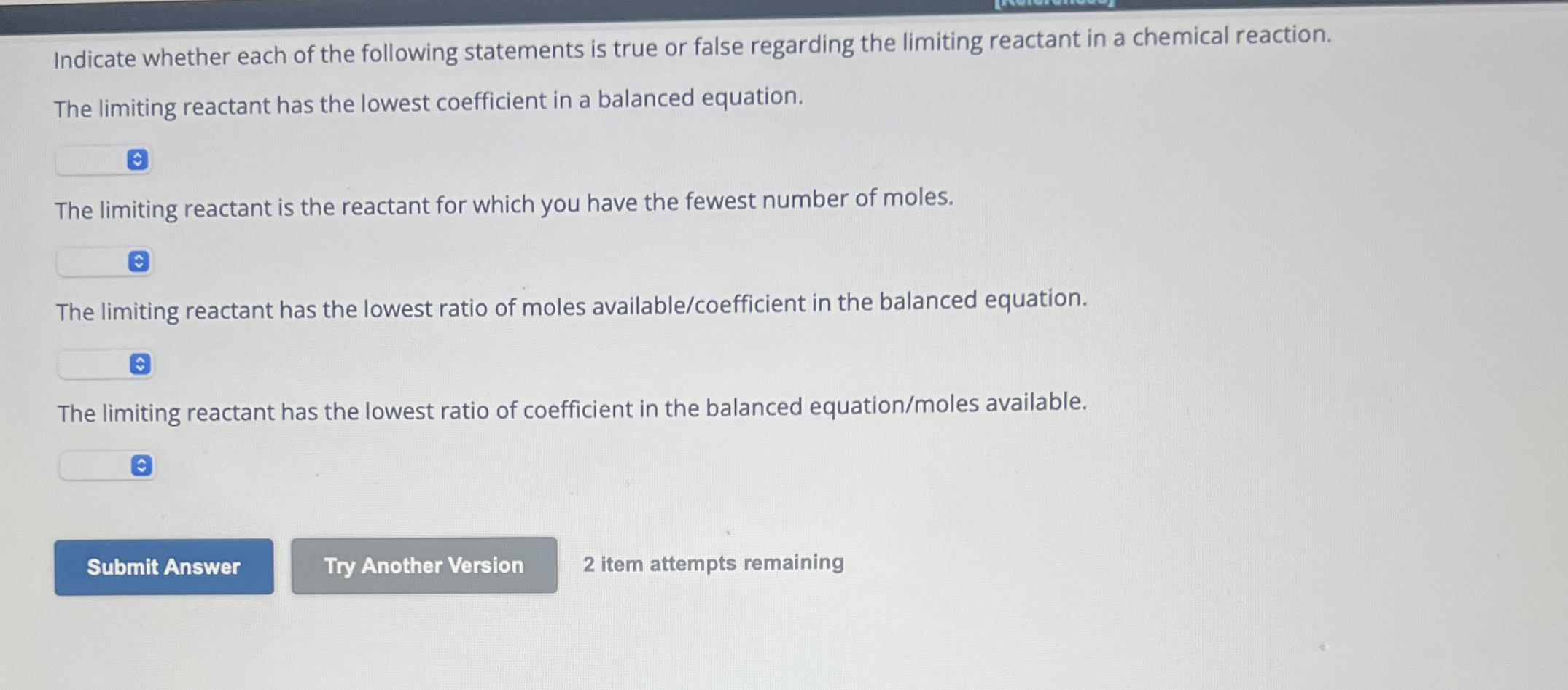 Solved Indicate whether each of the following statements is | Chegg.com