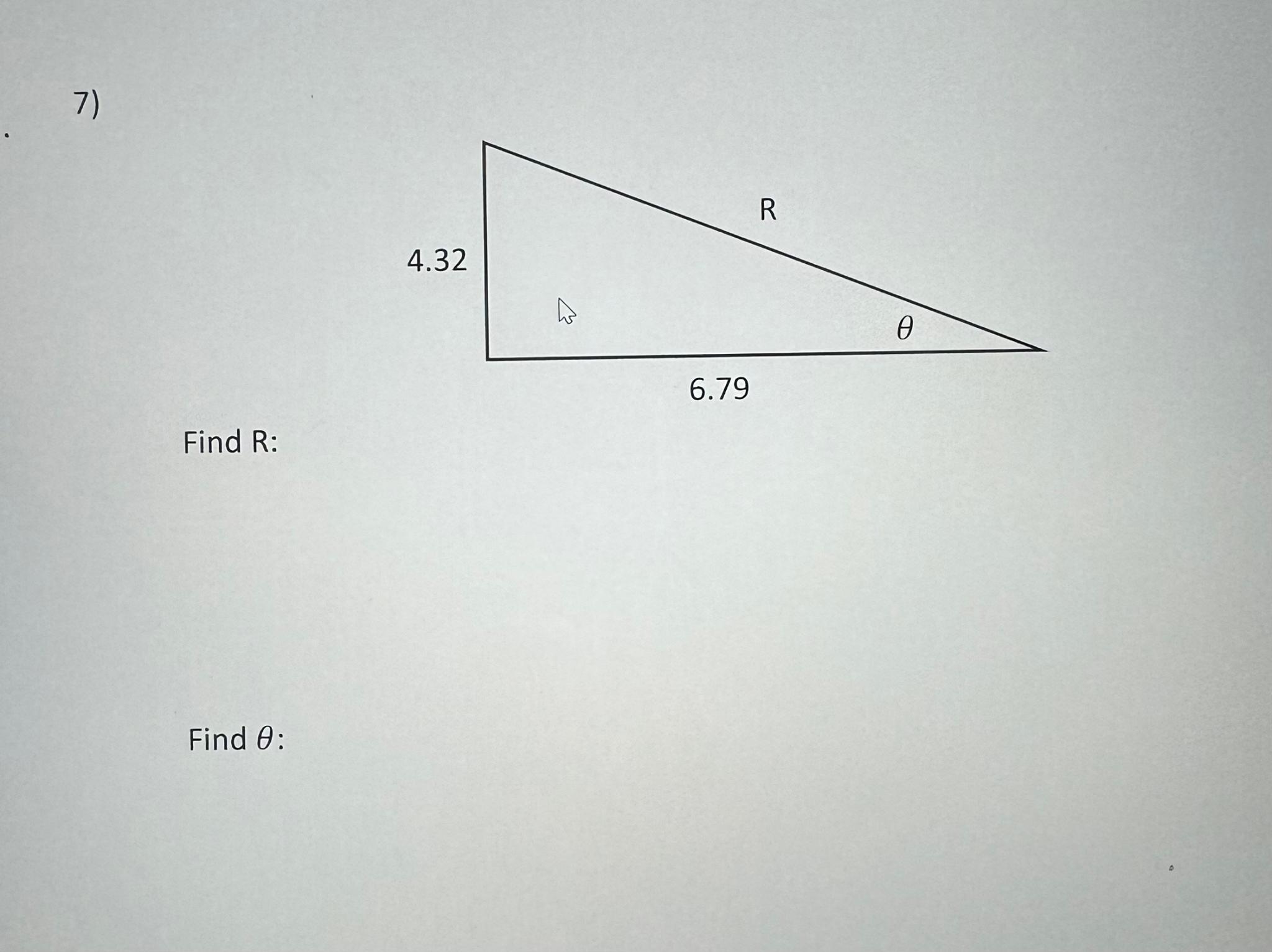 Solved Find R ﻿:Find θ ﻿: | Chegg.com