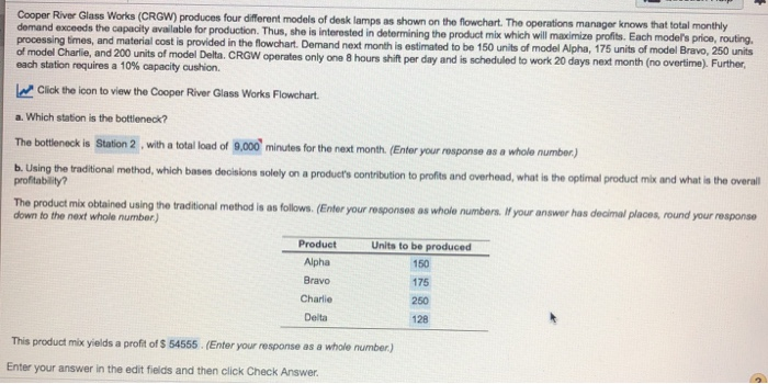 Solved c. Using the bottleneck-based method, what is the | Chegg.com