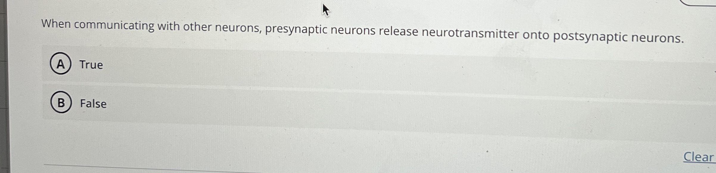 Solved When communicating with other neurons, presynaptic | Chegg.com