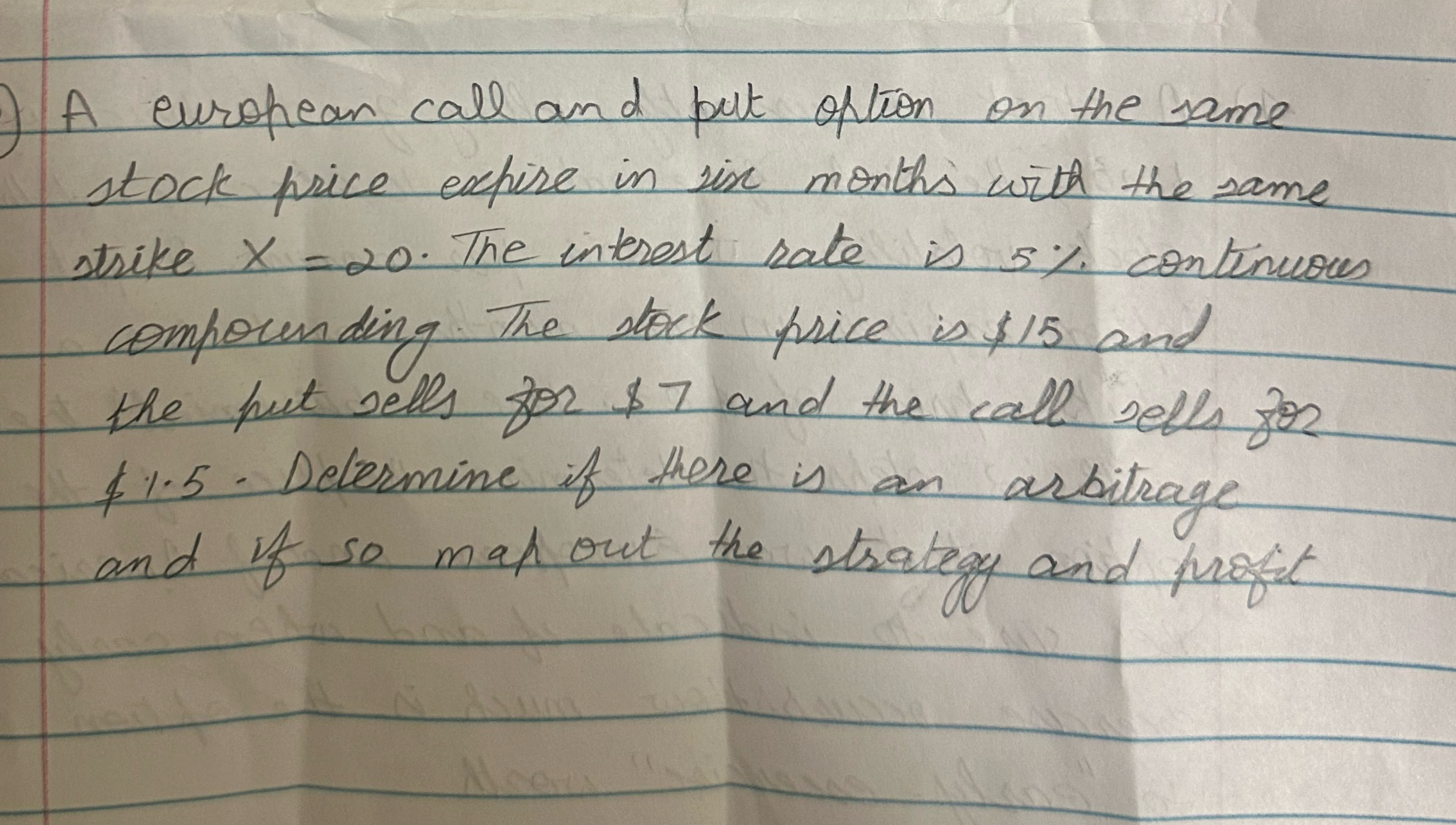 Solved A europeon call and put option on the same stock | Chegg.com