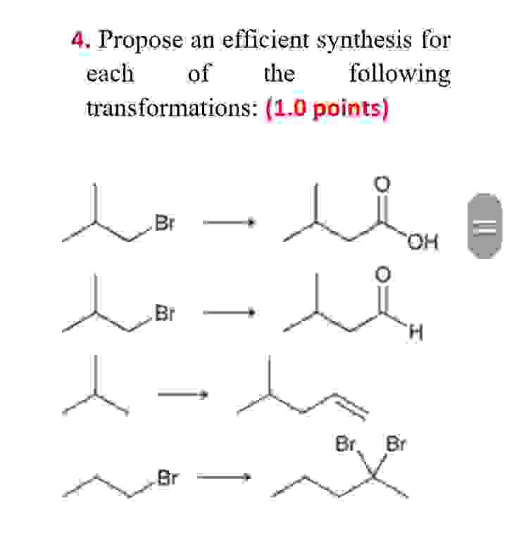 Solved Propose an efficient synthesis foreach of the | Chegg.com