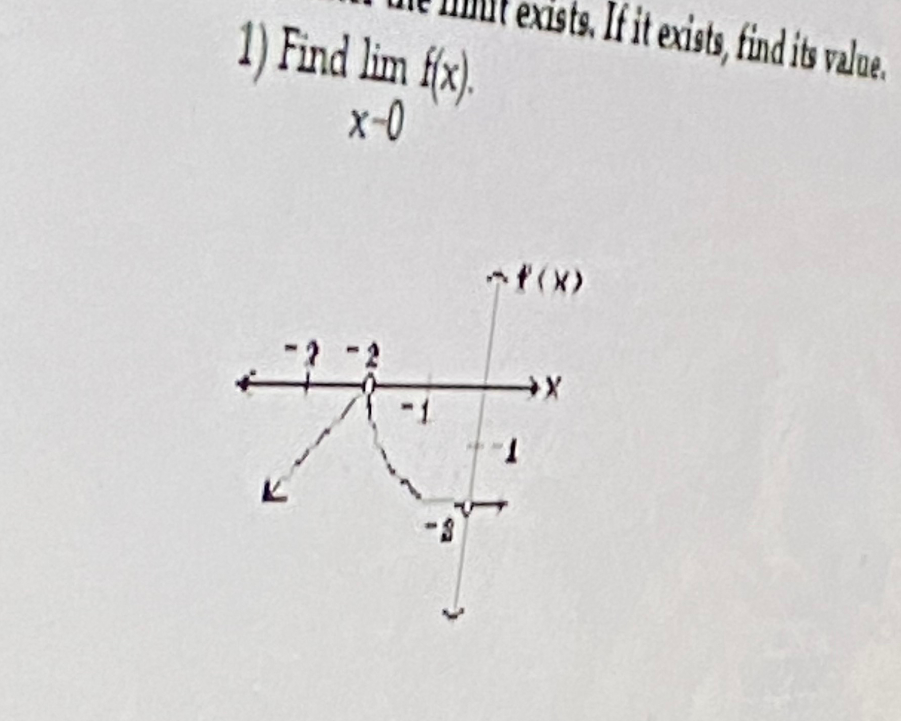 Solved Find lim if it exists. If it exists, find its ralue. | Chegg.com