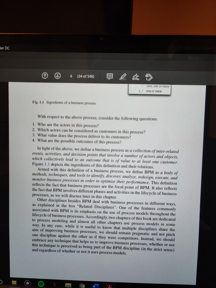 Solved 291 (315 of 546) . Exercise 7.11 Calculate the cycle | Chegg.com
