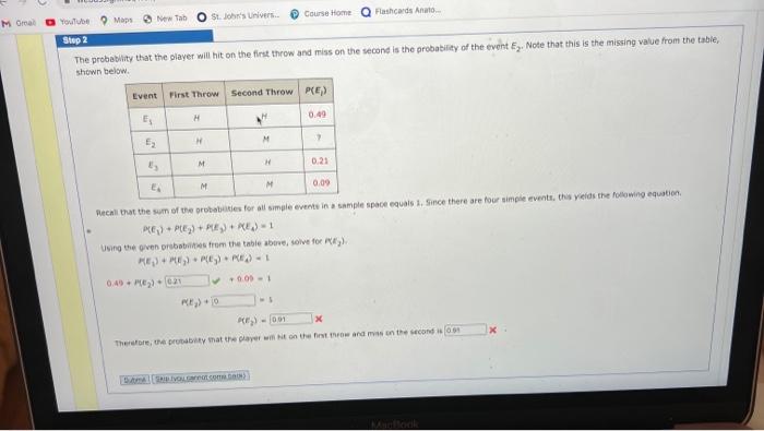 Solved The probablity that the olayer will hit on the first | Chegg.com Solved The probablity that the olayer will hit on the first | Chegg.com