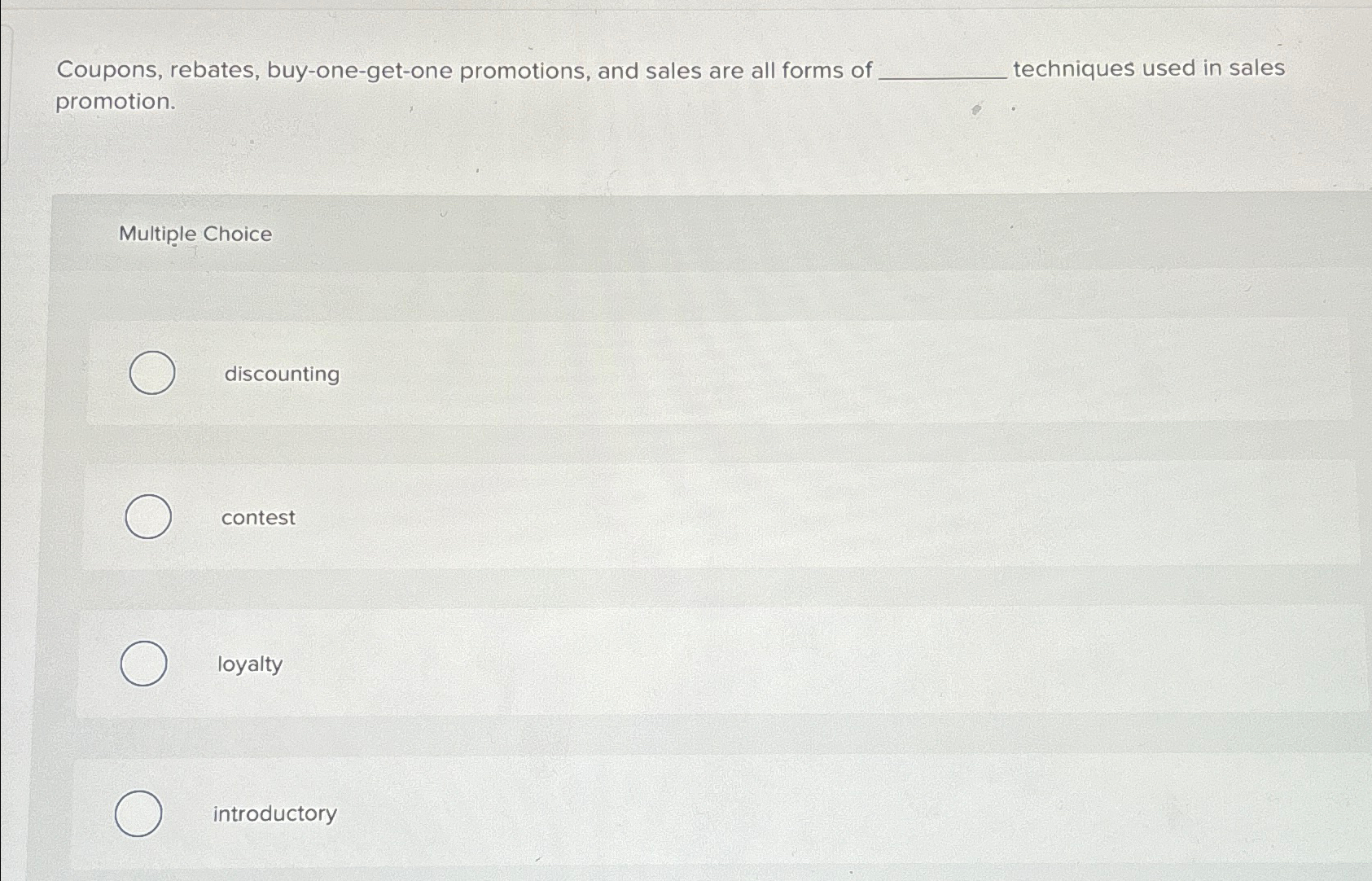 Solved Coupons, rebates, buy-one-get-one promotions, and | Chegg.com