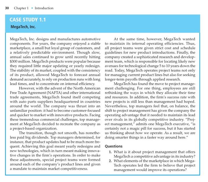 Solved Project Management Assignment 1 Please read the | Chegg.com