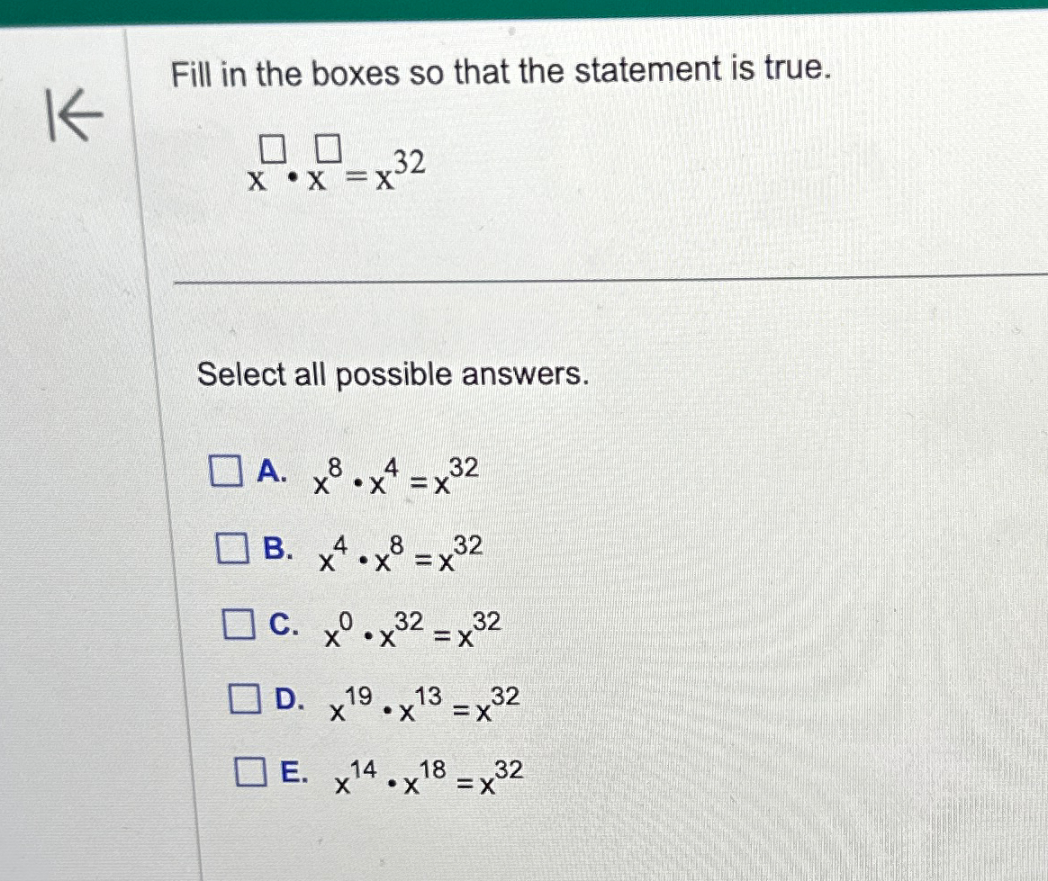 Solved Fill in the boxes so that the statement is | Chegg.com