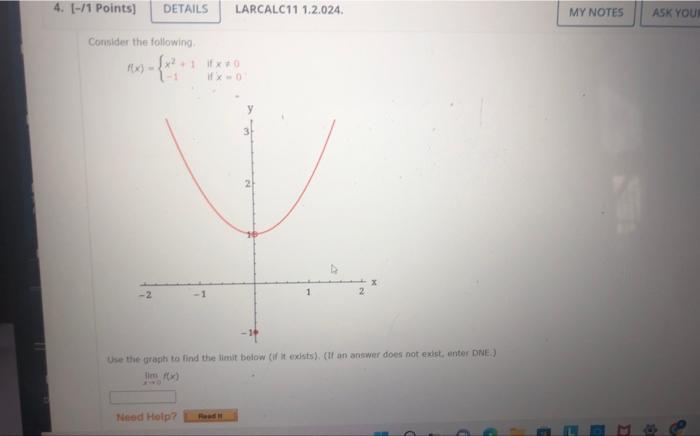 Solved Consider the following f(x)={x2+1−1 if x =0 if x=0 | Chegg.com