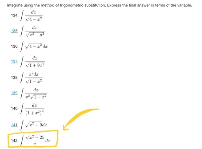 Solved Problem 142 from Calc Volume 2 Openstax.integrate | Chegg.com