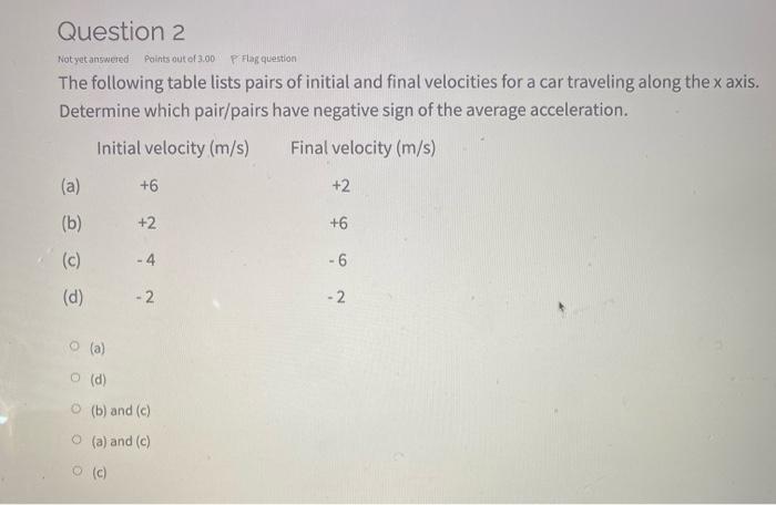 Solved Question 1 Notyet answered Points out of 3.00 | Chegg.com Solved Question 1 Notyet answered Points out of 3.00 | Chegg.com