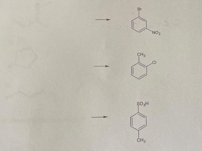 Solved Br NO2 CH3 SO3H CH3 | Chegg.com