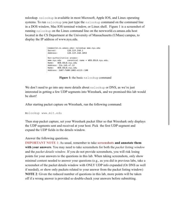 Solved Wireshark Lab: UDP v8.1 Supplement to Computer | Chegg.com