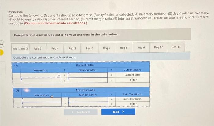 Solved Problem 13-4A (Algo) Calculating financial statement | Chegg.com