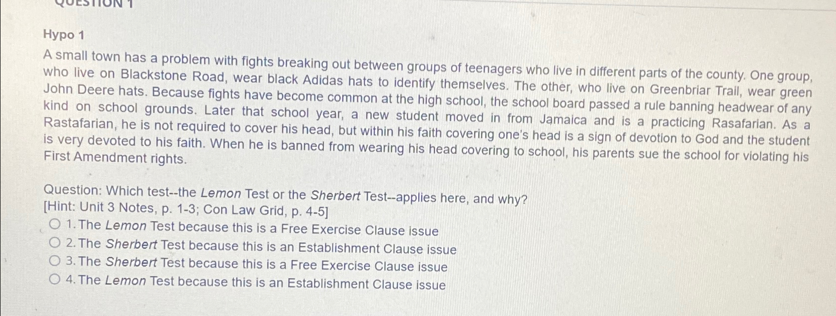 Solved Нуро 1A small town has a problem with fights breaking | Chegg.com