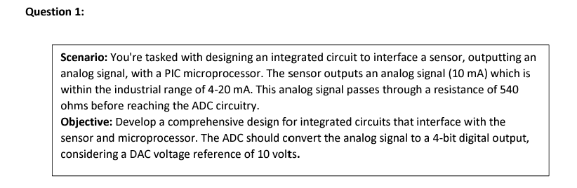 Question 1:Scenario: You're tasked with designing an | Chegg.com