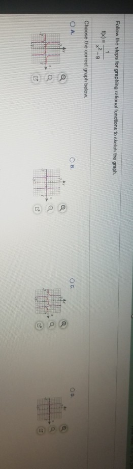 Solved Follow The Steps For Graphing Rational Functions To