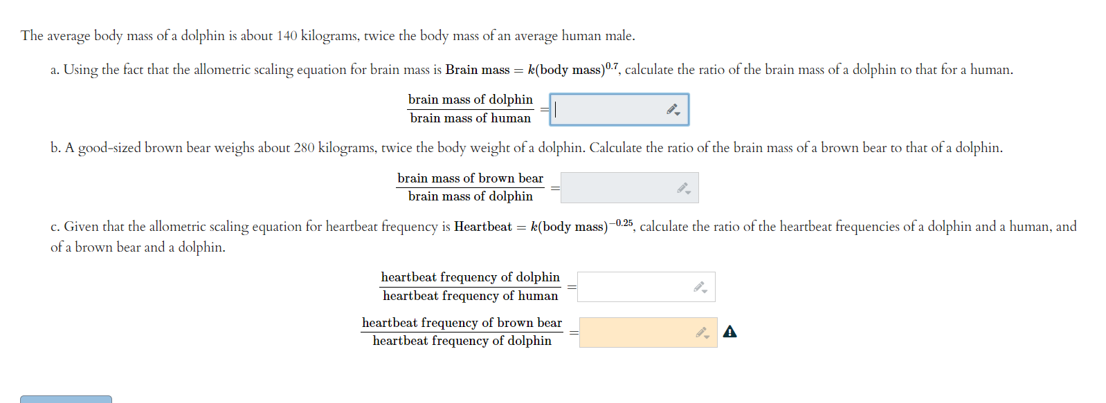 Solved The average body mass of a dolphin is about 140 | Chegg.com