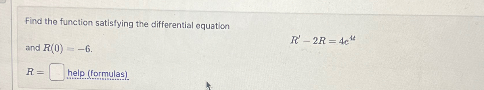 Solved Find the function satisfying the differential | Chegg.com