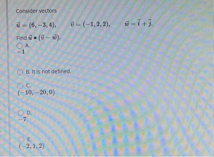 Solved Let u,v and w are three vectors in R3 and | Chegg.com