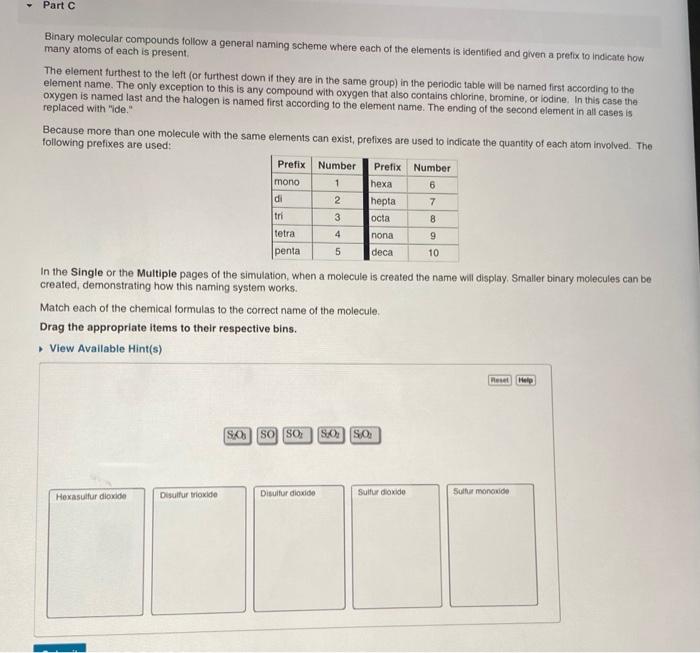 Solved The chemical formula of a molecule contains the | Chegg.com