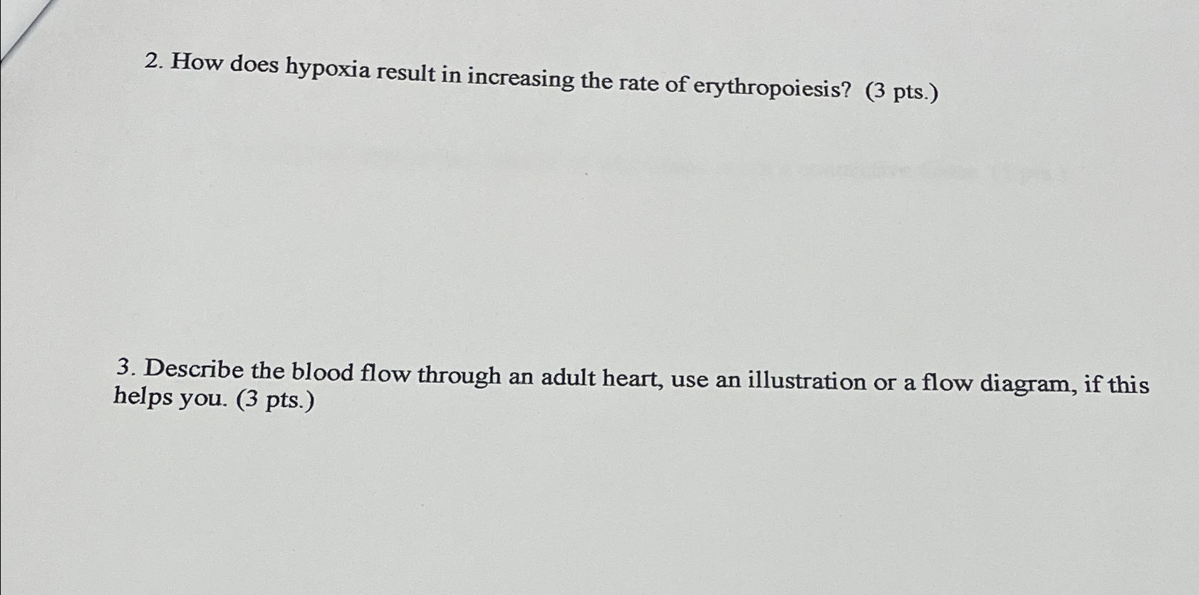 Solved How does hypoxia result in increasing the rate of | Chegg.com