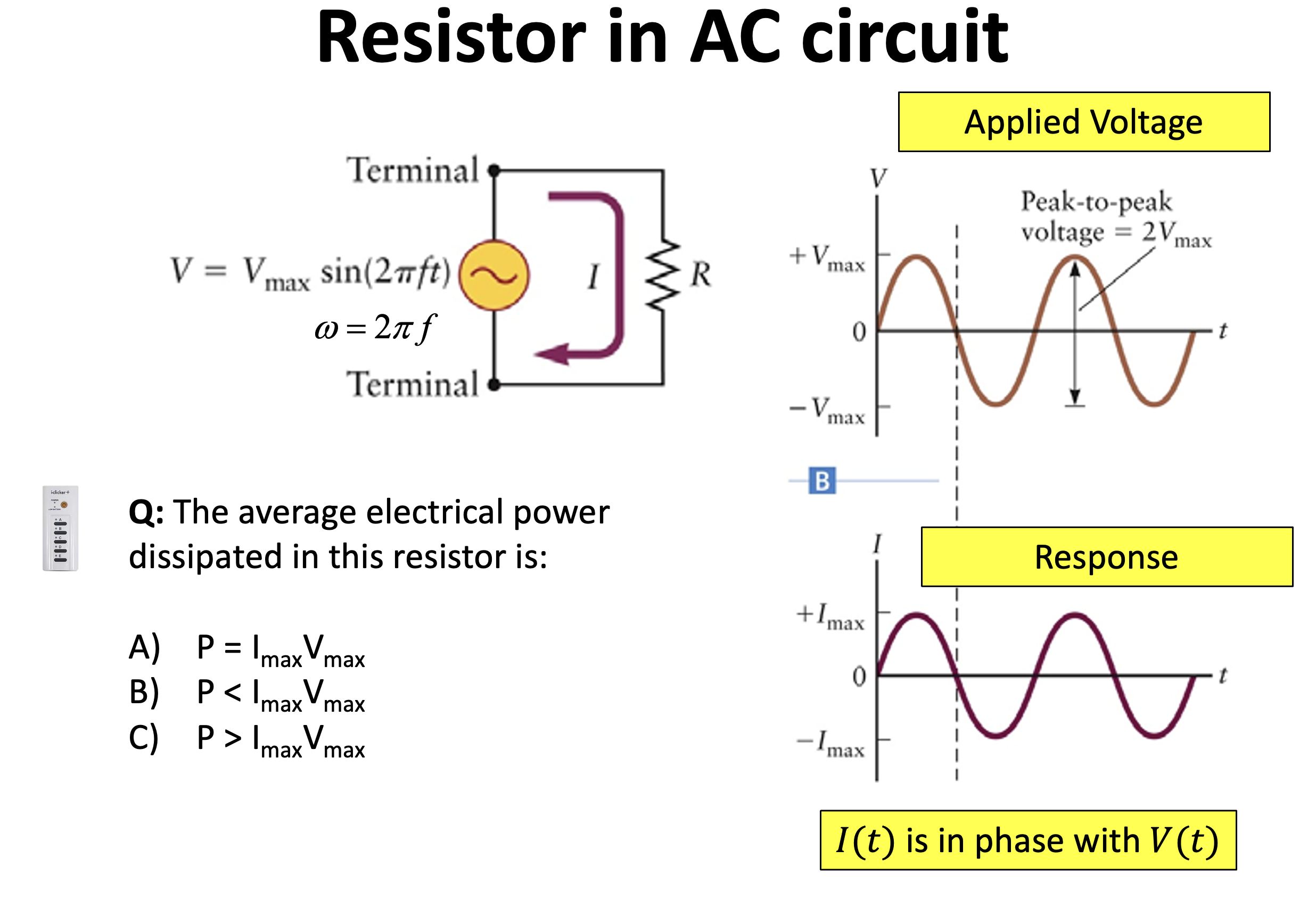 Solved Resistor in AC circuitQ: The average electrical | Chegg.com