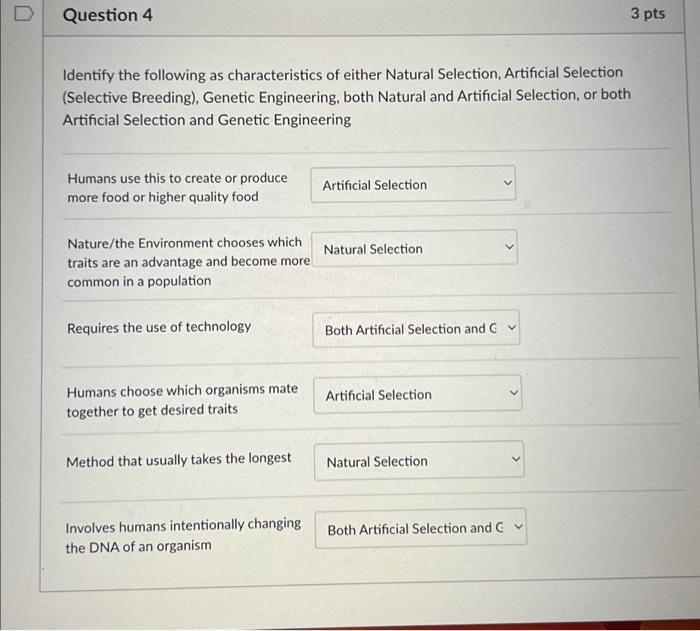 Solved D Question 4 Identify the following as | Chegg.com