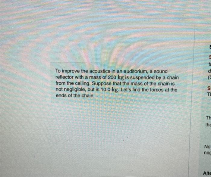 Solved To improve the acoustics in an auditorium, a sound | Chegg.com