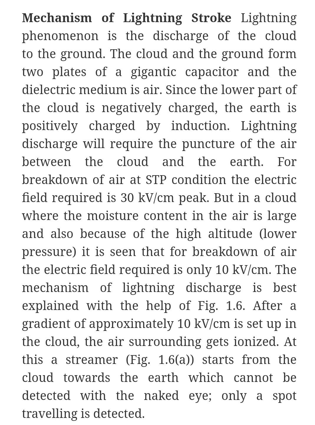 Solved A flashover of insulation resulting from a lightning | Chegg.com