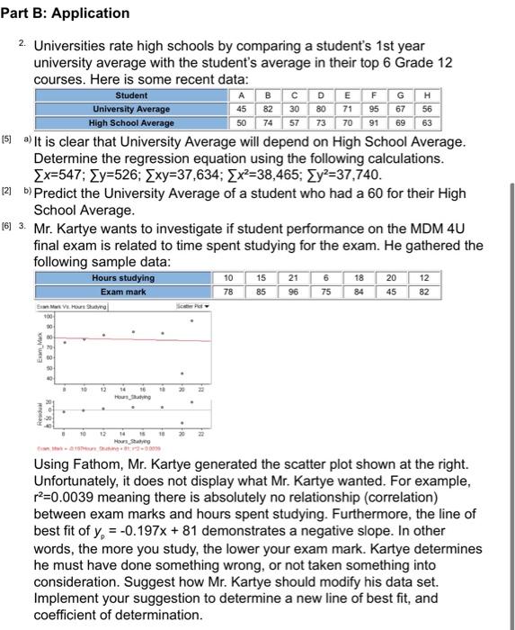 Two Variable Statistics Unit Assignment Be sure to | Chegg.com