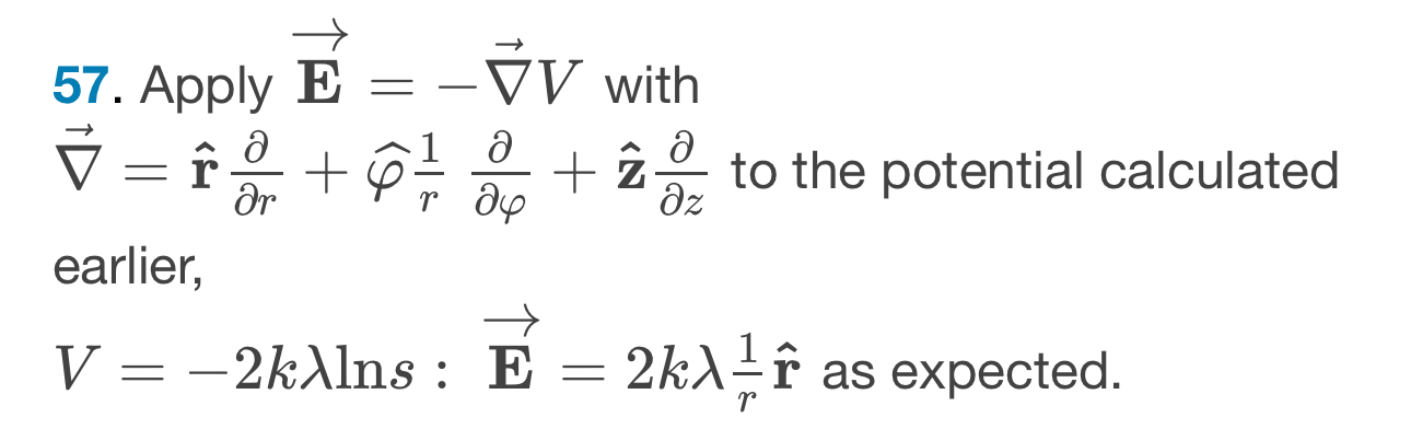 Solved Calculate the electric field of an infinite line | Chegg.com