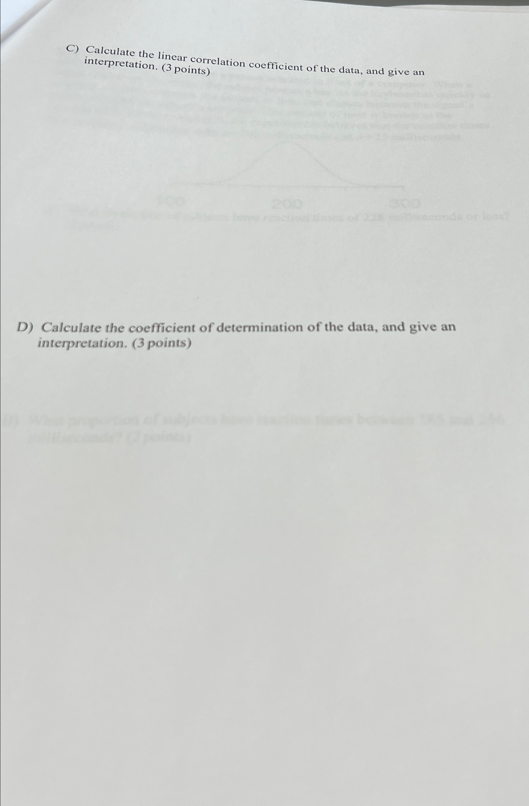 Solved This Continues To Question 3c ﻿calculate The Linear