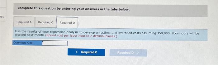Solved Required: a. Use the high-low estimation method to | Chegg.com
