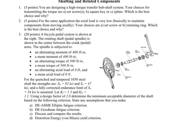 1. (5 points) You are designing a high-torque | Chegg.com