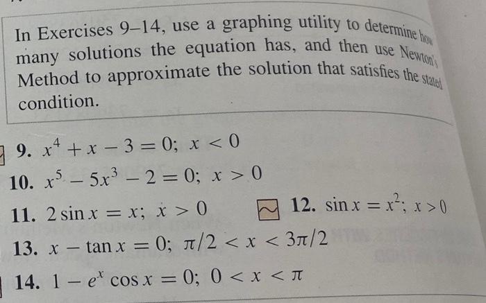 Solved In Exercises 9-14, use a graphing utility to | Chegg.com