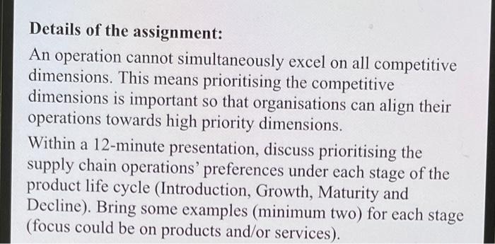 Solved Details of the assignment: An operation cannot | Chegg.com