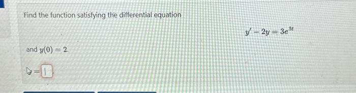 Solved Solve the initial value problem 8(t+1)dtdy−7y=7t for | Chegg.com