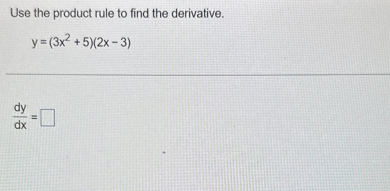 Solved Use the product rule to find the | Chegg.com