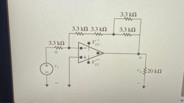 Solved Determine the gan of the inverting amplfier in (Ejuce | Chegg.com