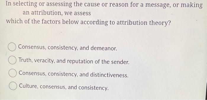 Solved The phenomenon of attributing cause of others' | Chegg.com