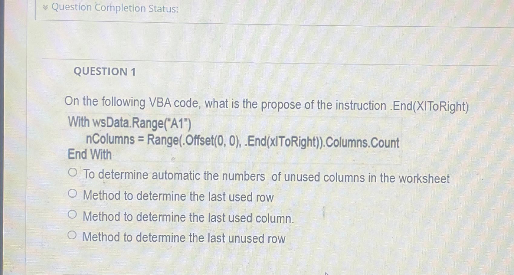 Solved Question Completion Status:QUESTION 1On the following | Chegg.com