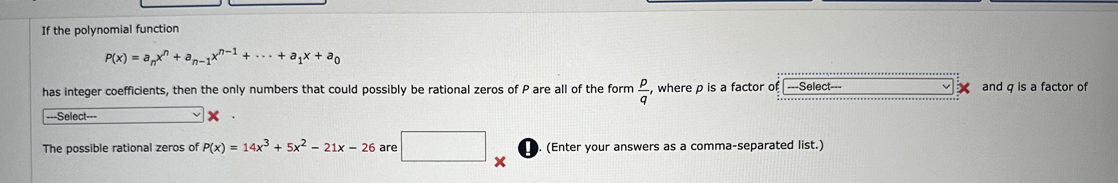 Solved If the polynomial | Chegg.com