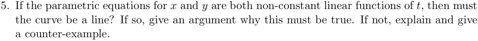 Solved If the parametric equations for x ﻿and y ﻿are both | Chegg.com