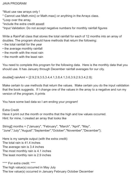 Solved JAVA PROGRAM Solved JAVA PROGRAM